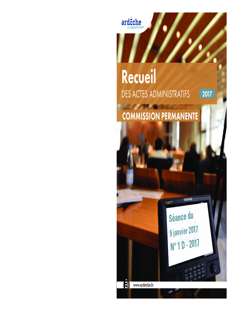 Remplissable En Ligne I - Relev des dlibrs de la Commission permanente du Conseil dpartemental ...