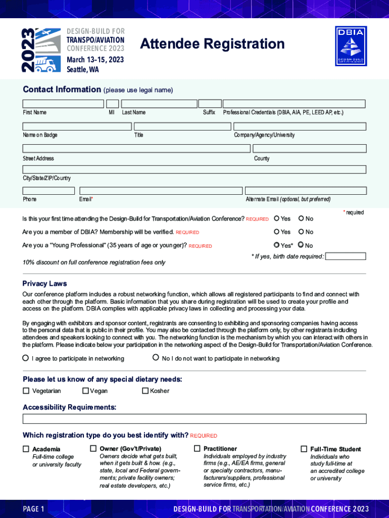 Fillable Online DBIA Design-Build for Transportation/Aviation ...