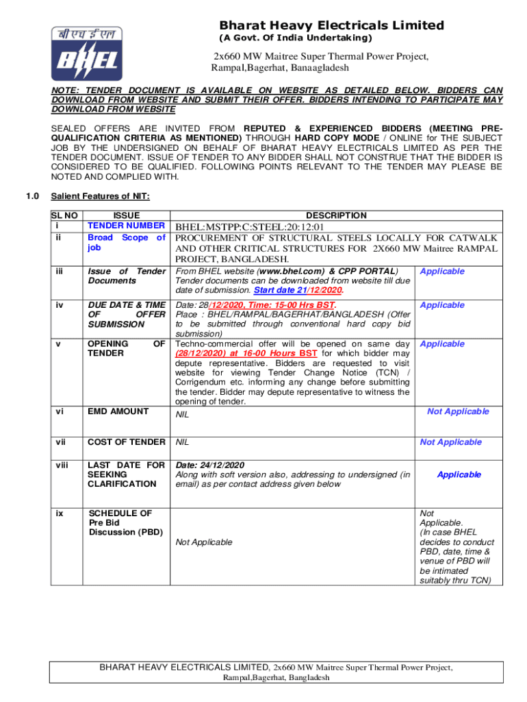 Fillable Online Providing Ready Mix Concrete For 2X660 Mw Maitree ...