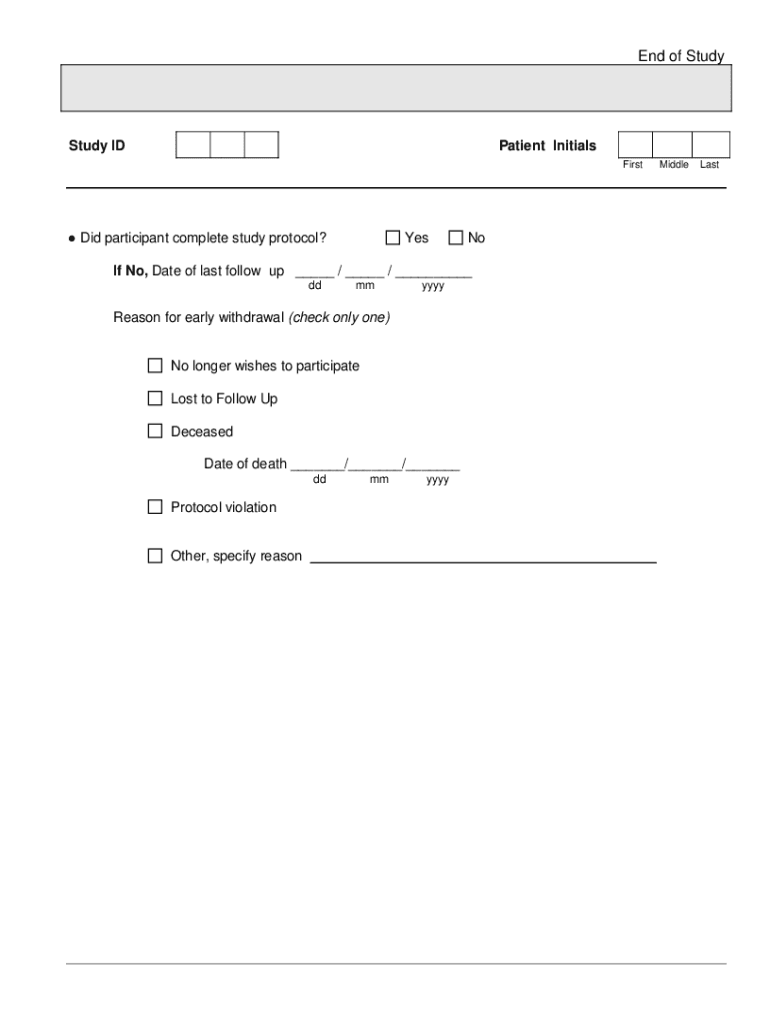 Fillable Online Clinical research study protocol template Fax Email ...