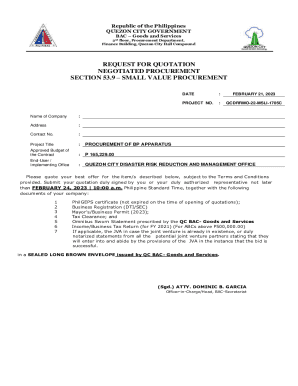 Fillable Online QCDRRMO-22-MSLI-1705C-BP-APPARATUS. ... Fax Email Print ...