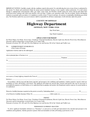 Fillable Online Special Hauling Permits - NYSDOT - New York State Fax Email Print - pdfFiller