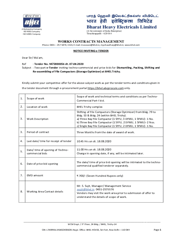Fillable Online e-tender-document-compactor-1596782310.pdf Fax Email ...