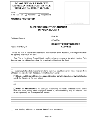 Fillable Online . Superior Court of Arizona in Maricopa County Fax ...