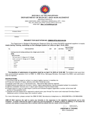 Fillable Online DBM Regional Offices Fax Email Print - pdfFiller