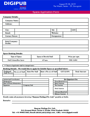 Fillable Online exhibition-form Fax Email Print - pdfFiller