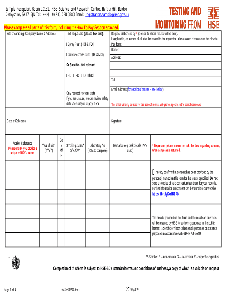 Combined Isocyanate Request and How To Pay Doc Template | pdfFiller