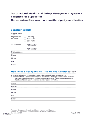 OHS-management-system-template-Construction-Services-without-third ...