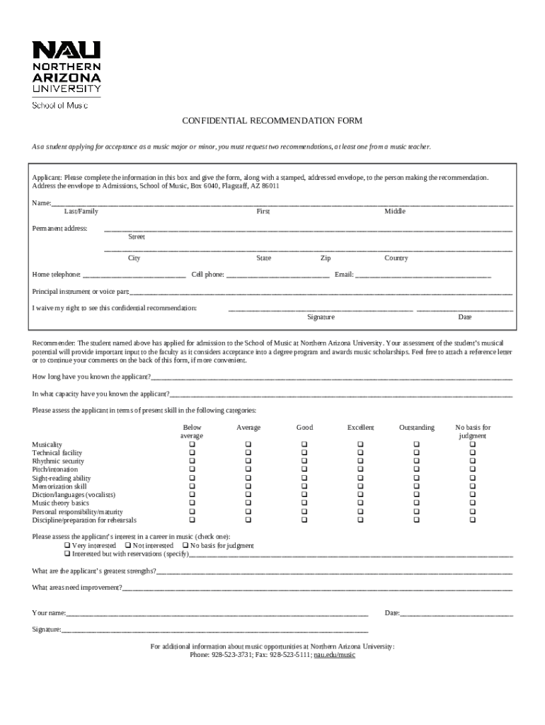 2018-2019-Recommendation-. ... Doc Template | pdfFiller