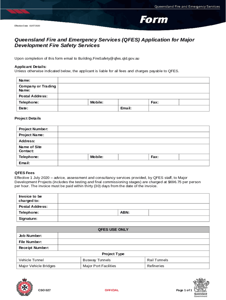 QFES CSO 027 Doc Template | pdfFiller