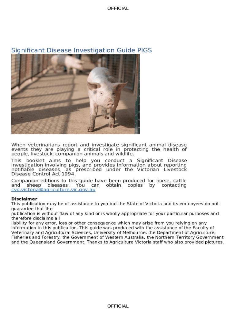 A Field Manual for Animal Disease Outbreak Investigation and ... Doc ...