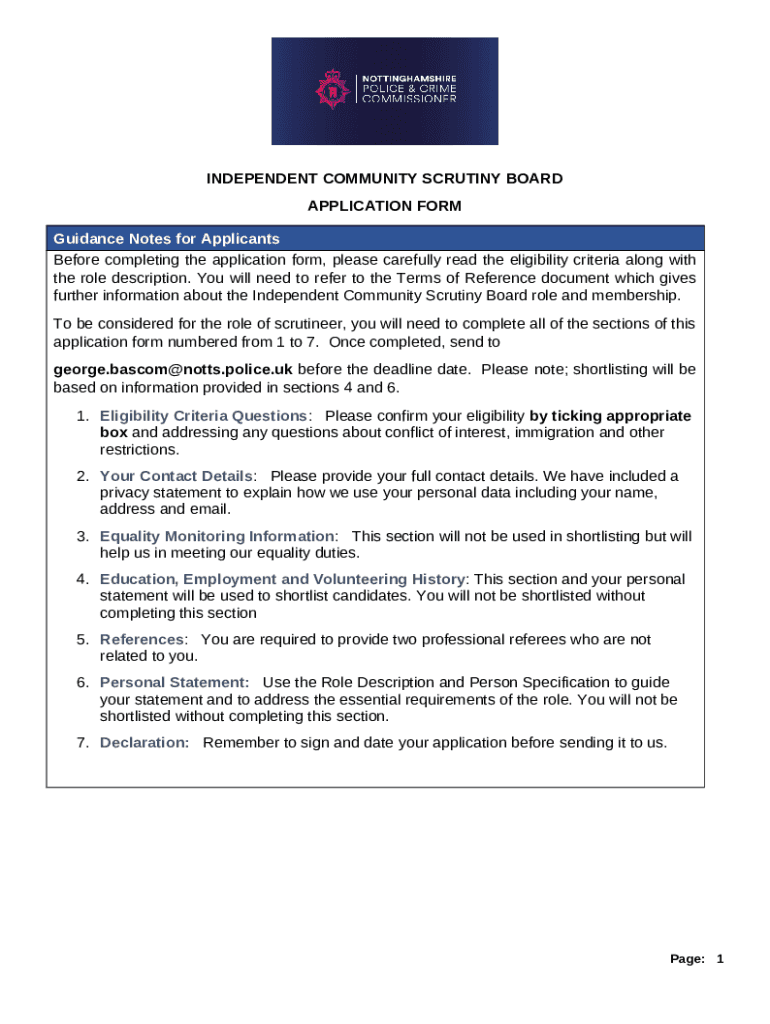 Guidance notes for completing this application - nottinghamshire pcc ...