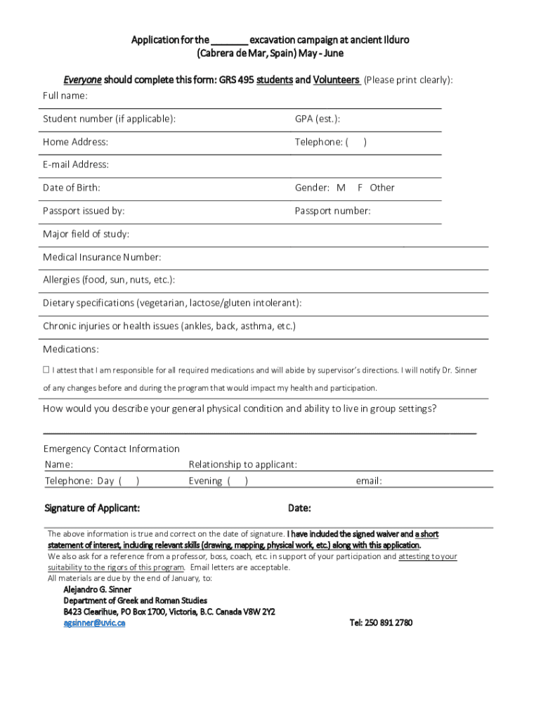 Fillable Online Ilduro: Project - University of Victoria Fax Email Print - pdfFiller