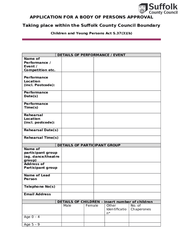 Apply for a body of persons licence Doc Template | pdfFiller