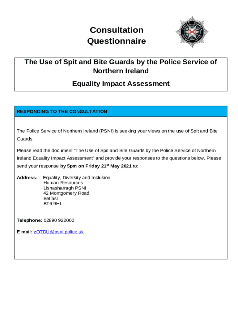 Equality Impact Assessment - Final Report - The use of Spit ... Doc ...