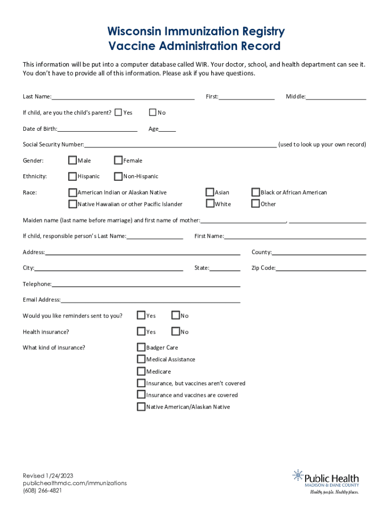 Fillable Online How do I find my child's immunization records in ...
