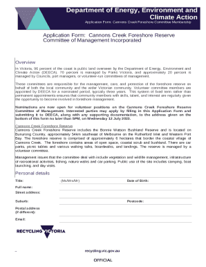 Department of Environment, Land, Water, and Planning ... Doc Template ...