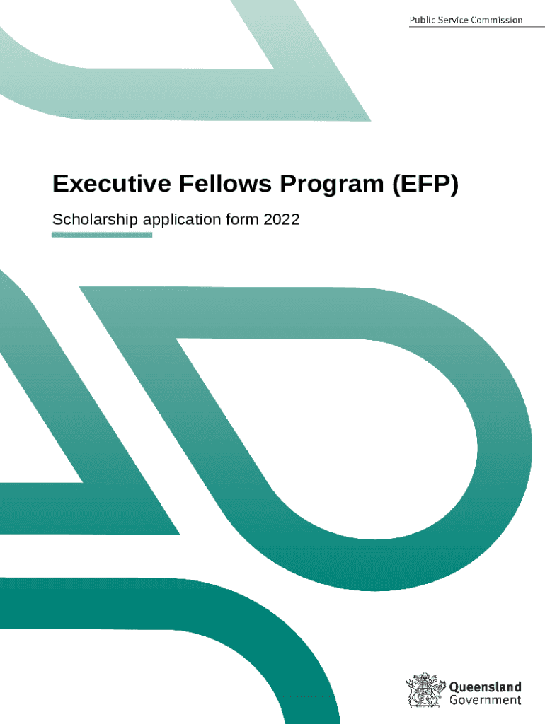 Public Service Commission EFP scholarship application Doc Template | pdfFiller