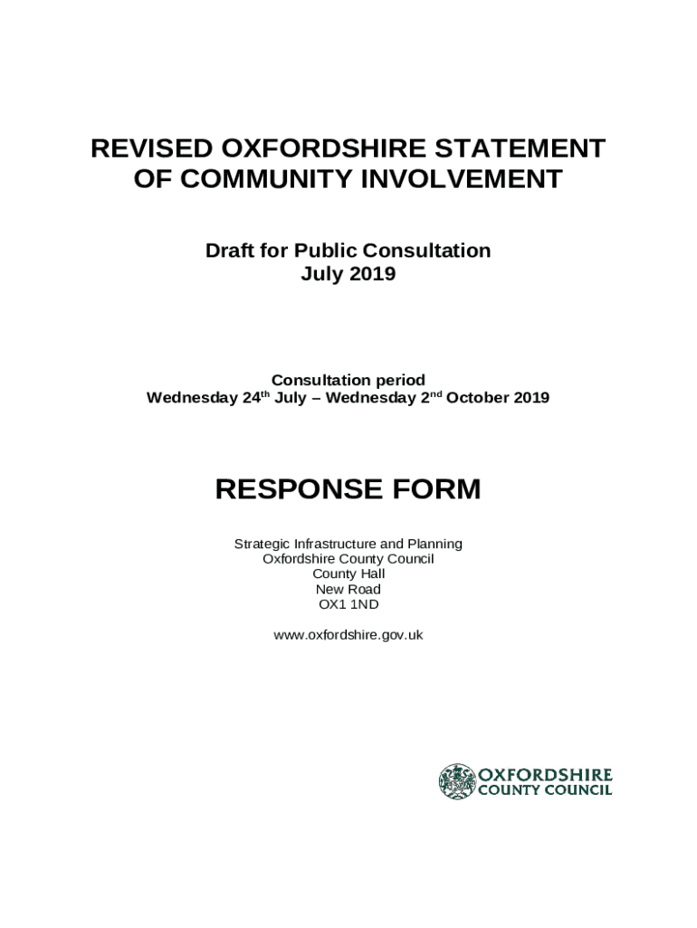 West Oxfordshire Statement of Community Involvement (SCI) Doc Template ...