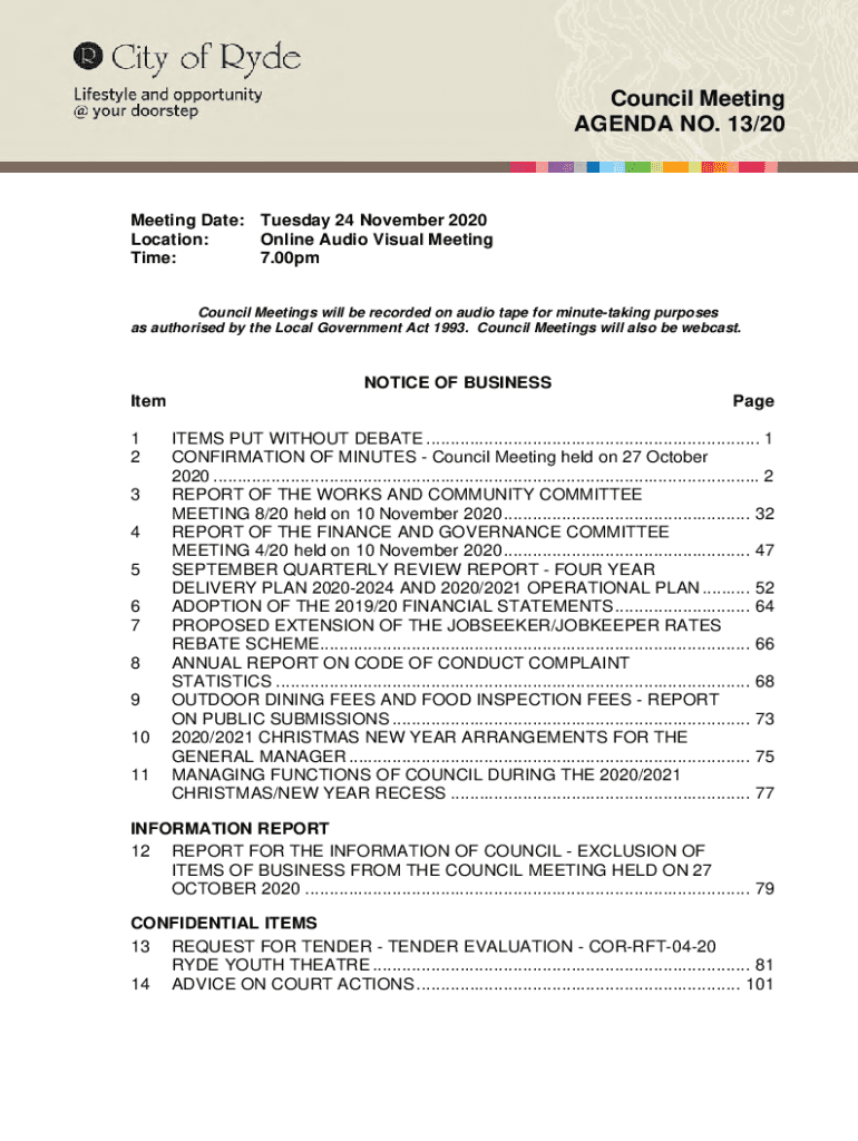 Fillable Online as authorised by the Local Government Act 1993 Fax Email Print - pdfFiller