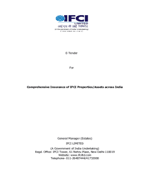 Fillable Online IFCI Tower, 61 Nehru Place, New Delhi-110019 Website ...
