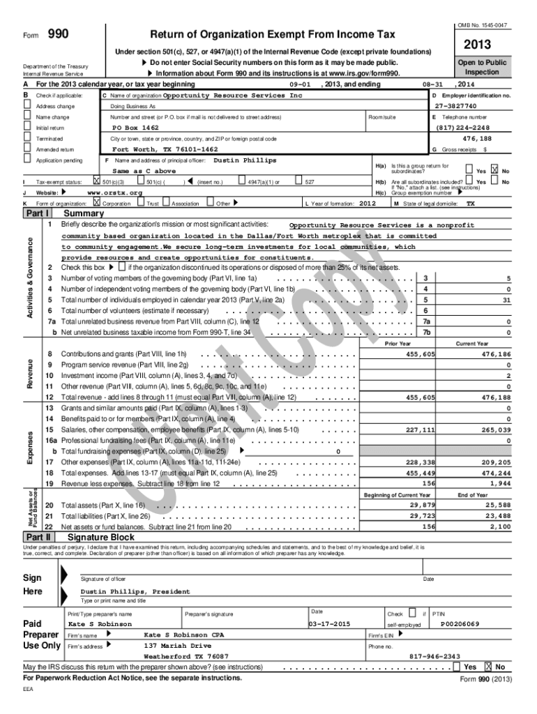 Fillable Online Form 990 Schedule B Public Inspection Manual Fax Email ...