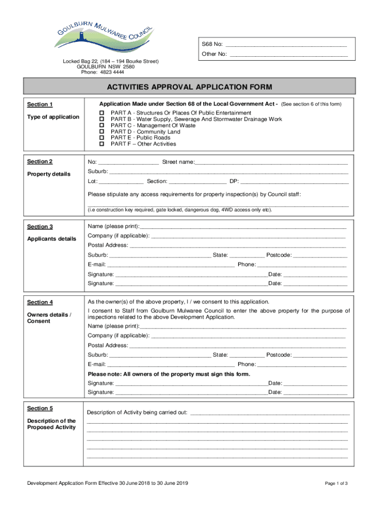 Fillable Online development application form Fax Email Print - pdfFiller