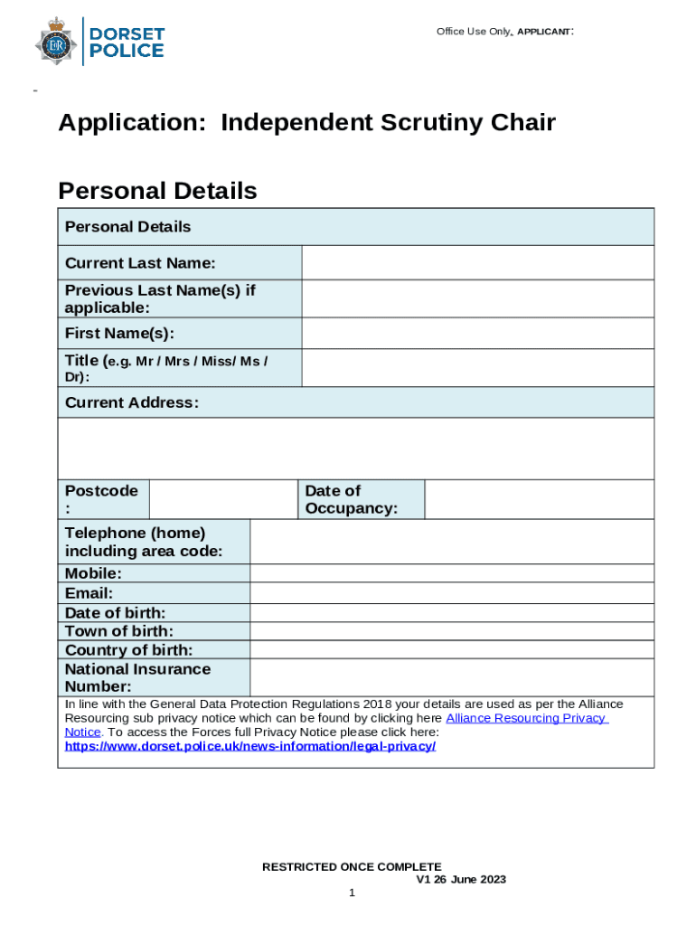 Title (Mr, Miss, Mrs, Ms, Dr, Professor, Mx1, Reverend, No ... Doc ...