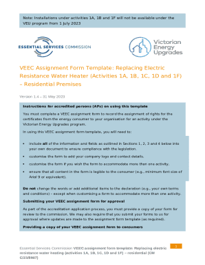 VEEC assignment template Doc Template | pdfFiller