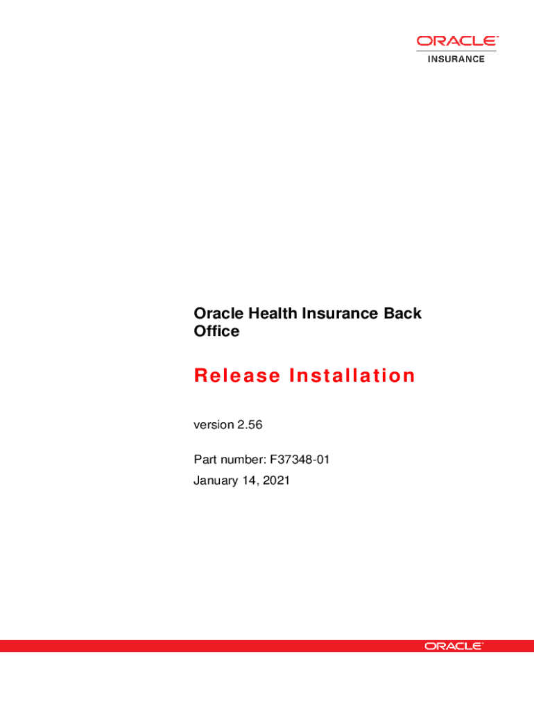 Fillable Online Oracle Health Insurance (OHI) Claims 2.17.3 (Updated ...