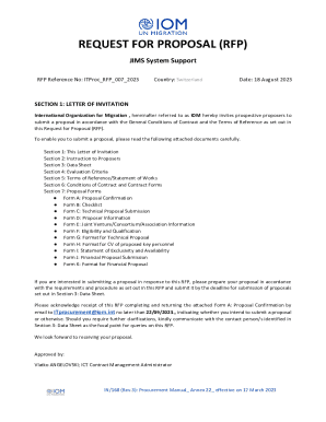 Fillable Online IOM MOVEMENTS Fax Email Print - pdfFiller