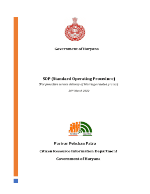 Fillable Online SOP (Standard Operating Procedure) - Report Grievances ...