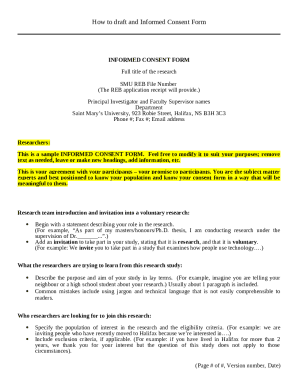 How to Draft an Ined Consent Doc Template | pdfFiller