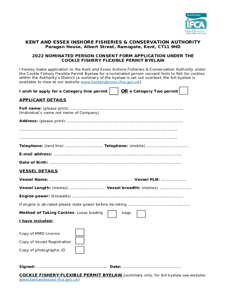 2022-nominated-person-permit-application-- ... Doc Template | pdfFiller