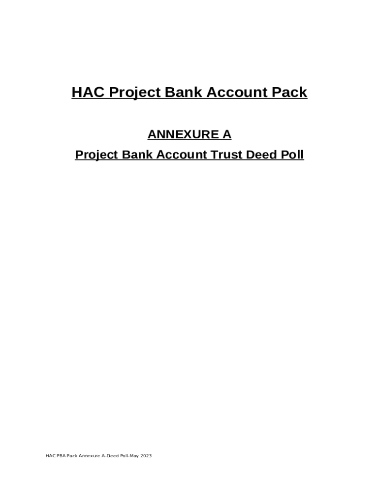 communities-hac-pba-pack-annexure-a-deed-poll.docx Doc Template | pdfFiller