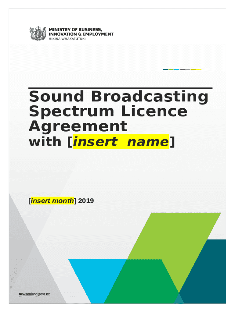 Spectrum License Agreement Sample Clauses Doc Template | pdfFiller