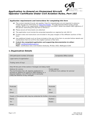 24102 02 Amendment Doc Template | pdfFiller