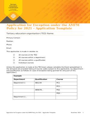 General Education Exception - College of Engineering Doc Template | pdfFiller