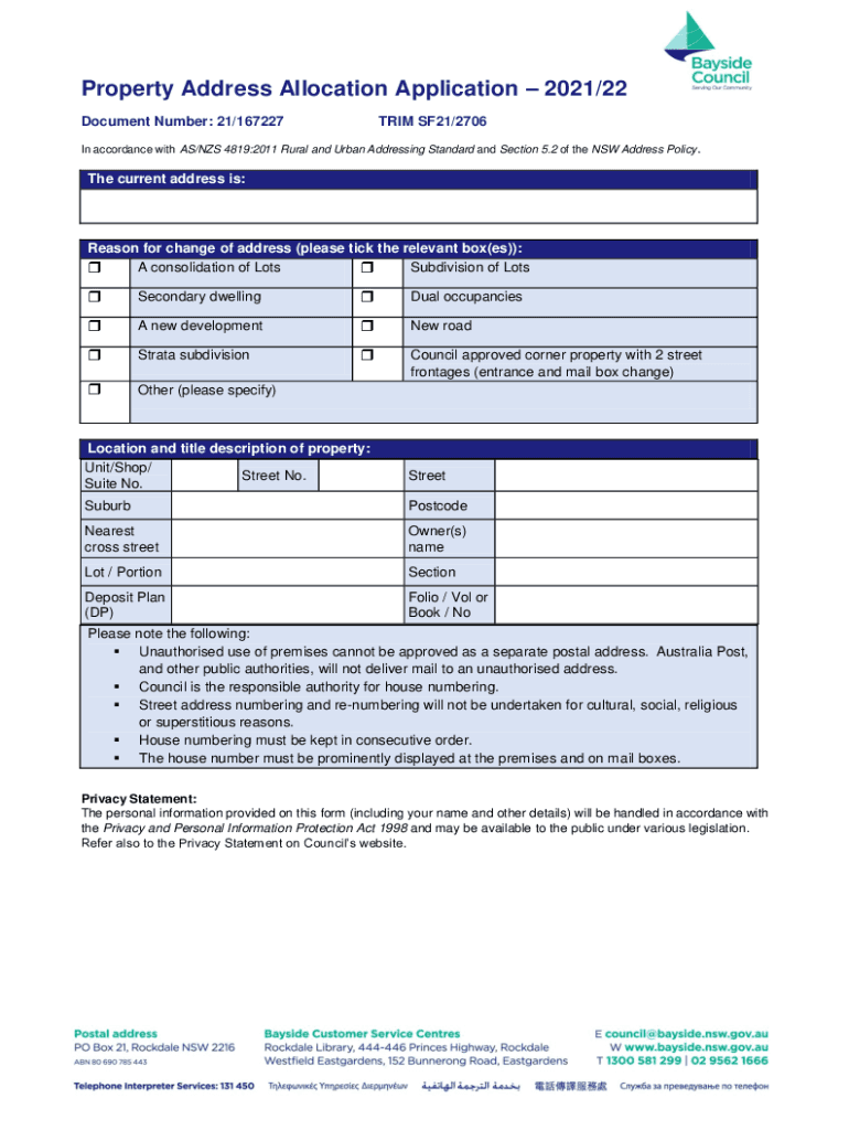 Fillable Online Addressing standards and guidelines Fax Email Print ...