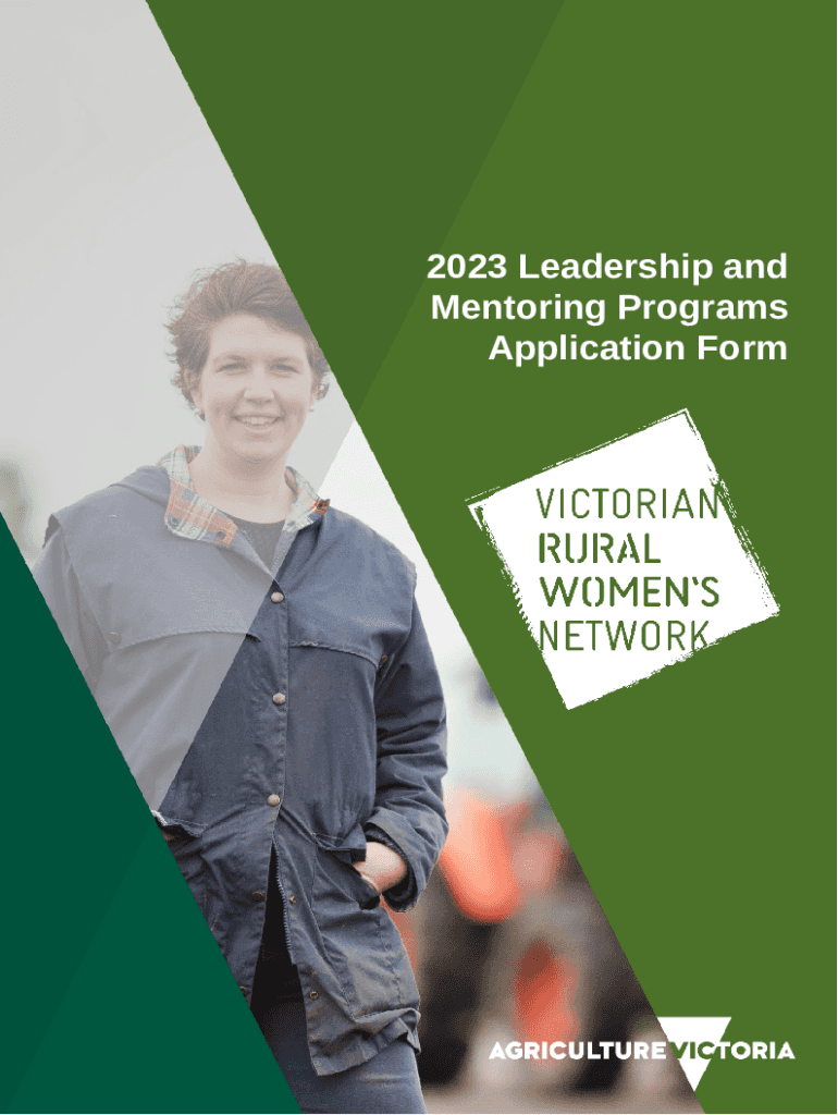 2023 Leadership and Mentoring Programs Application Doc Template | pdfFiller