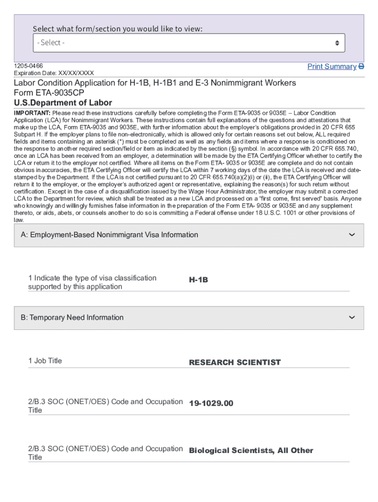 Fillable Online A: Employment-Based Nonimmigrant Visa Information Fax ...