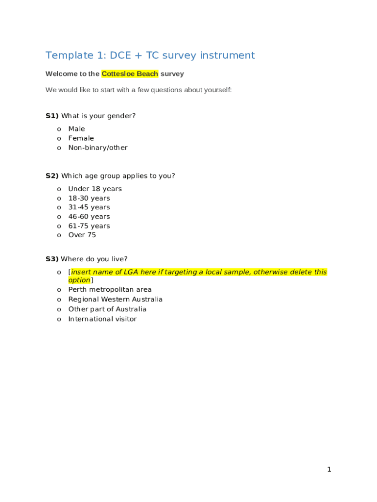 Cf Initial Survey Design Template Assessment #1.doc Doc Template ...