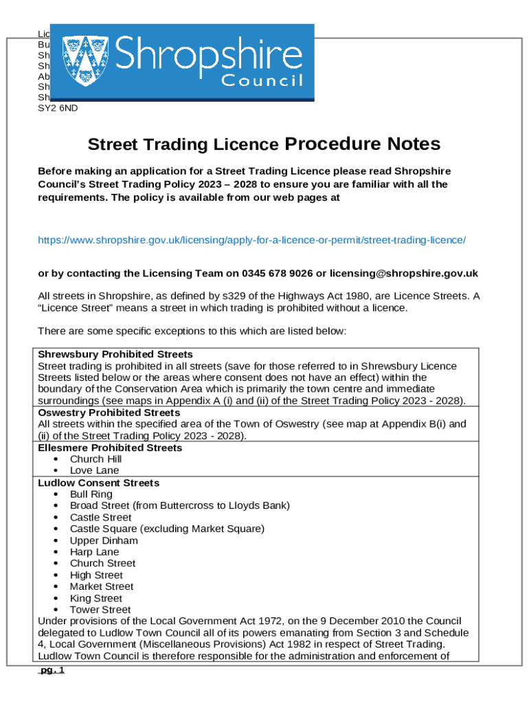 Re-application for an existing Street Trading Licence Local ... Doc ...
