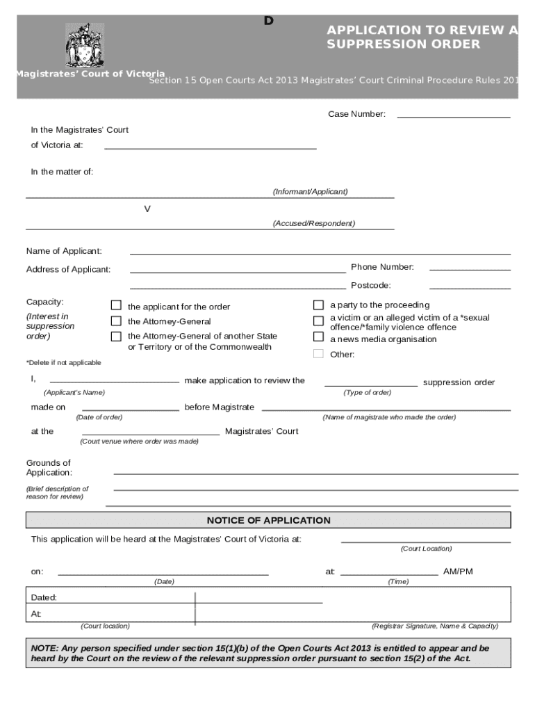 Application for a Commonwealth Victims' Certificate Doc Template ...