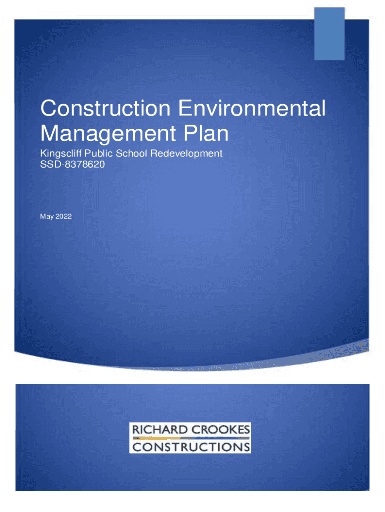 Fillable Online Construction Noise and Vibration Management Sub Plan ...