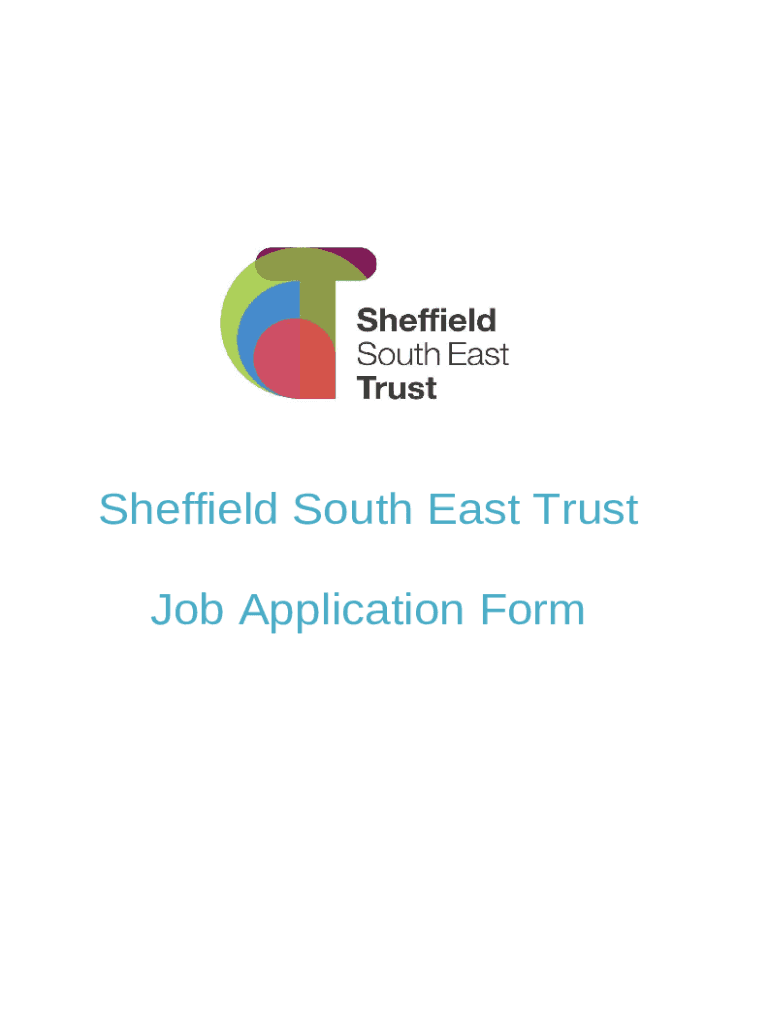 Sheffield South East Trust Doc Template | pdfFiller