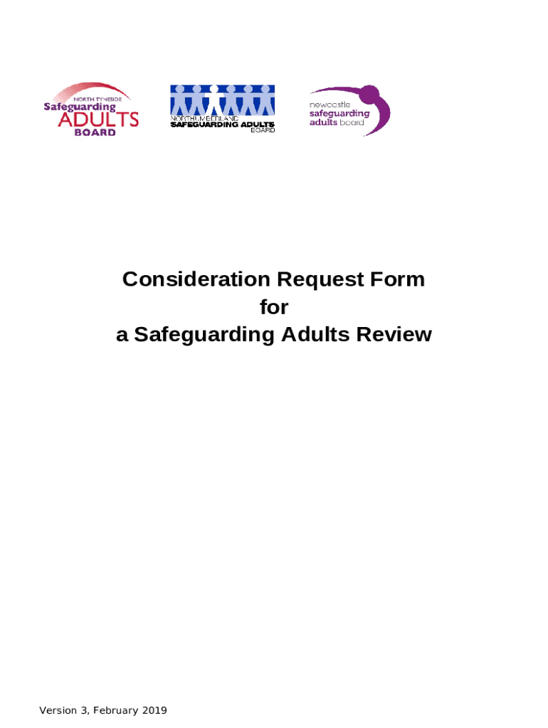 Consideration Request for a Safeguarding Adults ... Doc Template ...