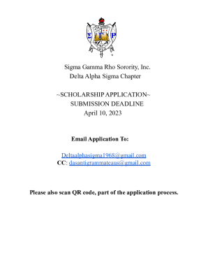Fillable Online Delta Alpha Sigma Chapter of Sigma Gamma Rho Sorority ...