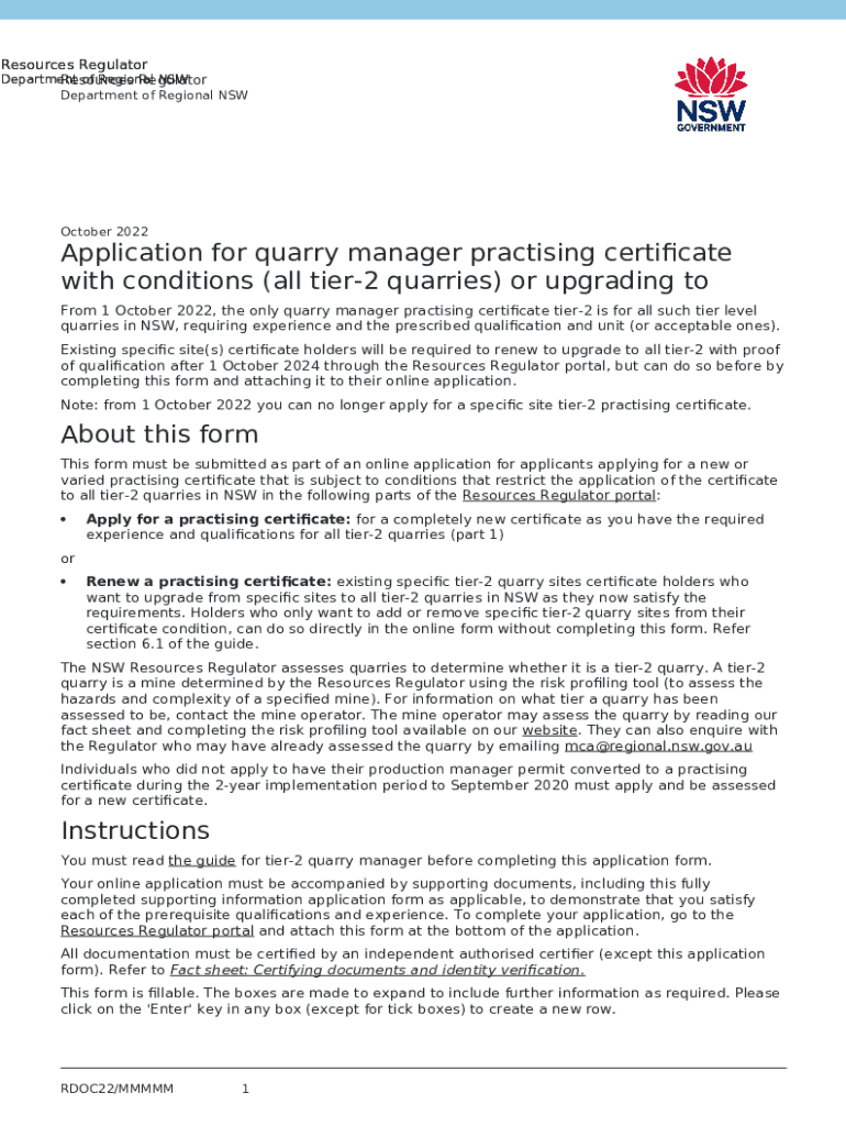guide for quarry manager practising certificate for tier-2 ... Doc ...