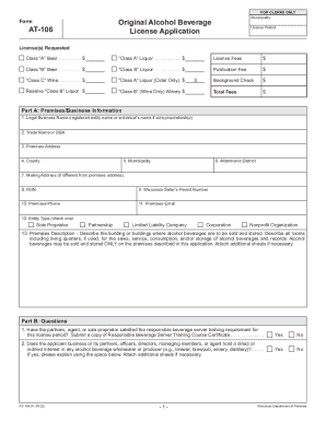 Fillable Online CHECKLIST FOR NEW ALCOHOL BEVERAGE ... Fax Email Print ...